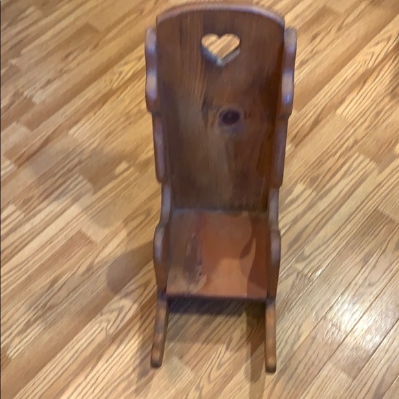 Toys | Wooden Dowel Rocking Chair | Poshmark